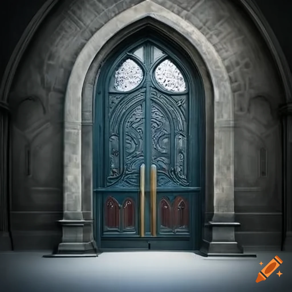 Magics church doors on Craiyon