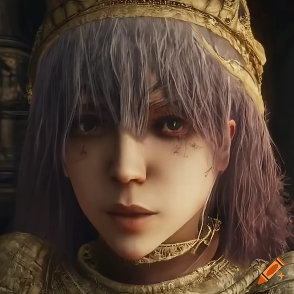 Elden ring miquella face reveal on Craiyon