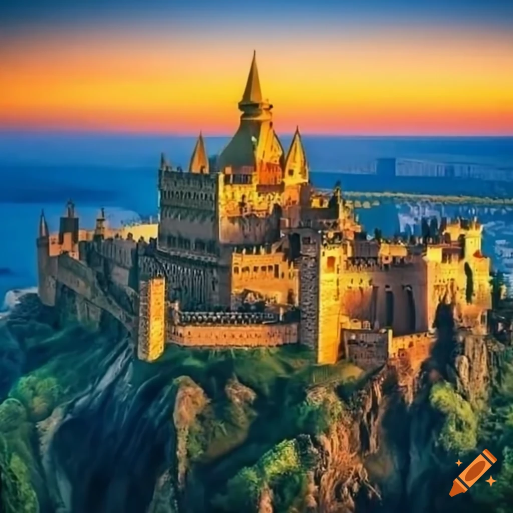 A massive city of 300000 people with a golden citadel one of the most ...