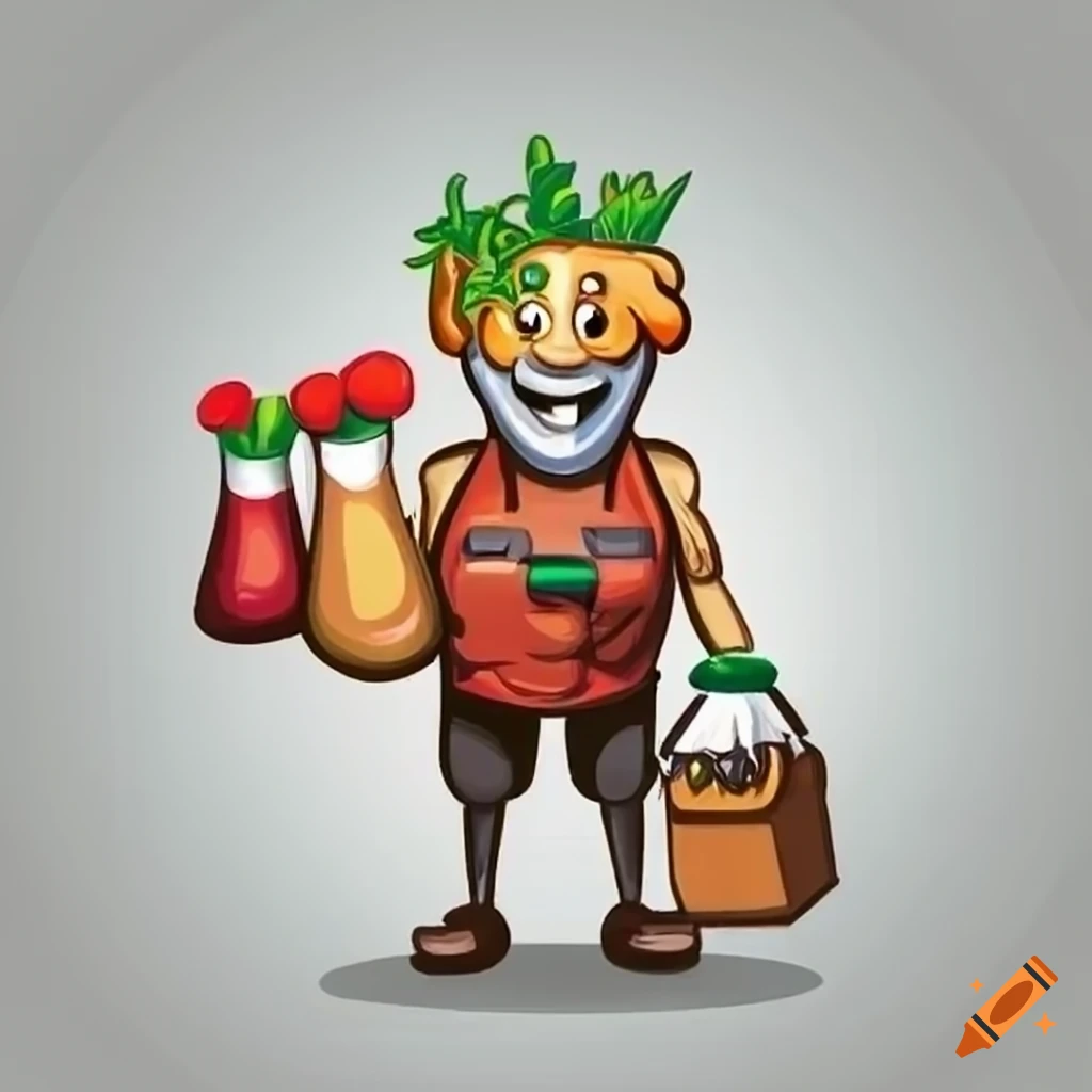 Mascot of the grocery store