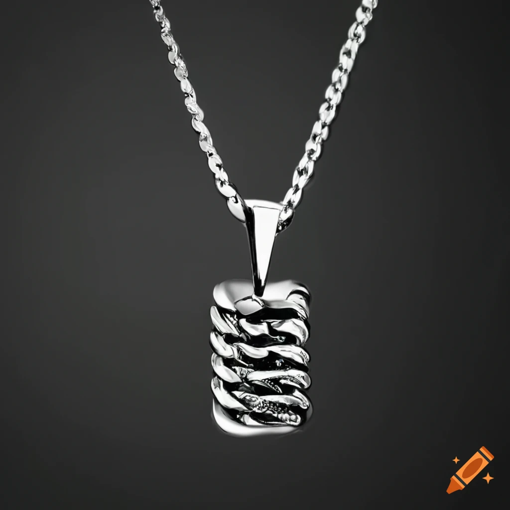 Cuban chain neckless with custom pendant