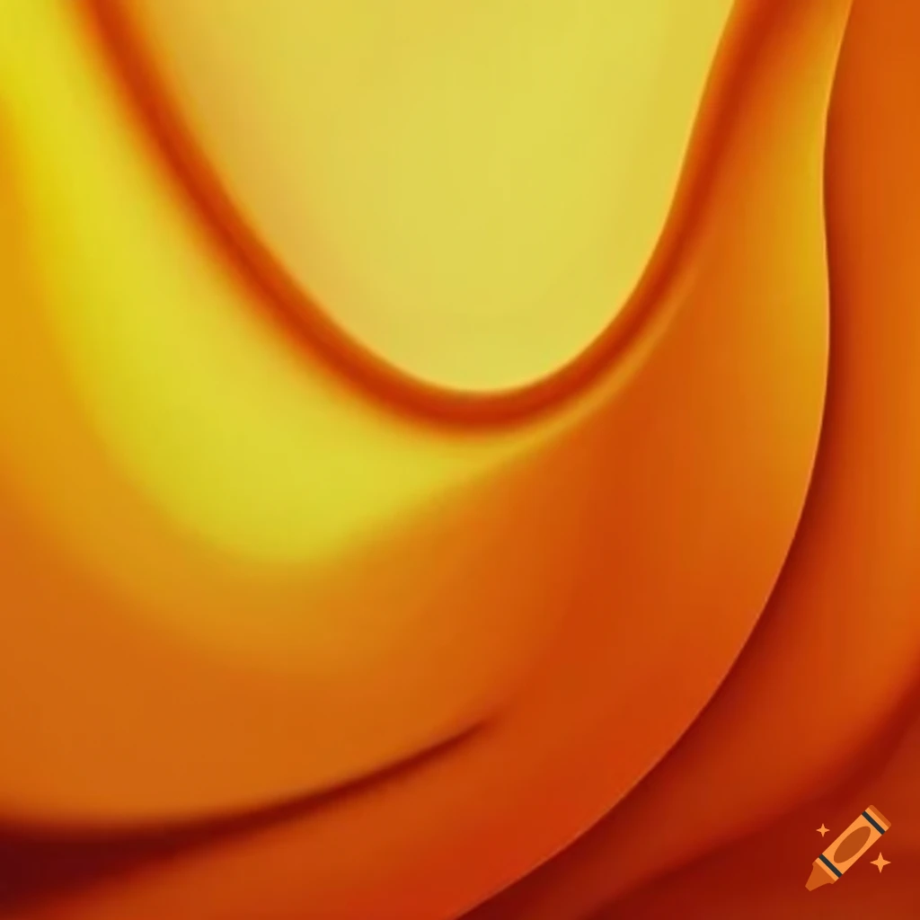 Orange and yellow abstract art