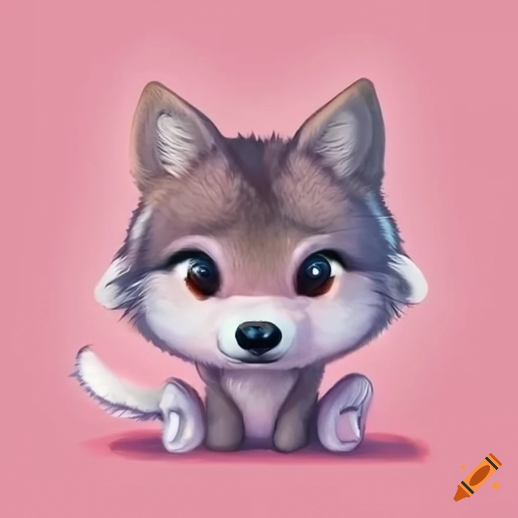 Cute little wolf