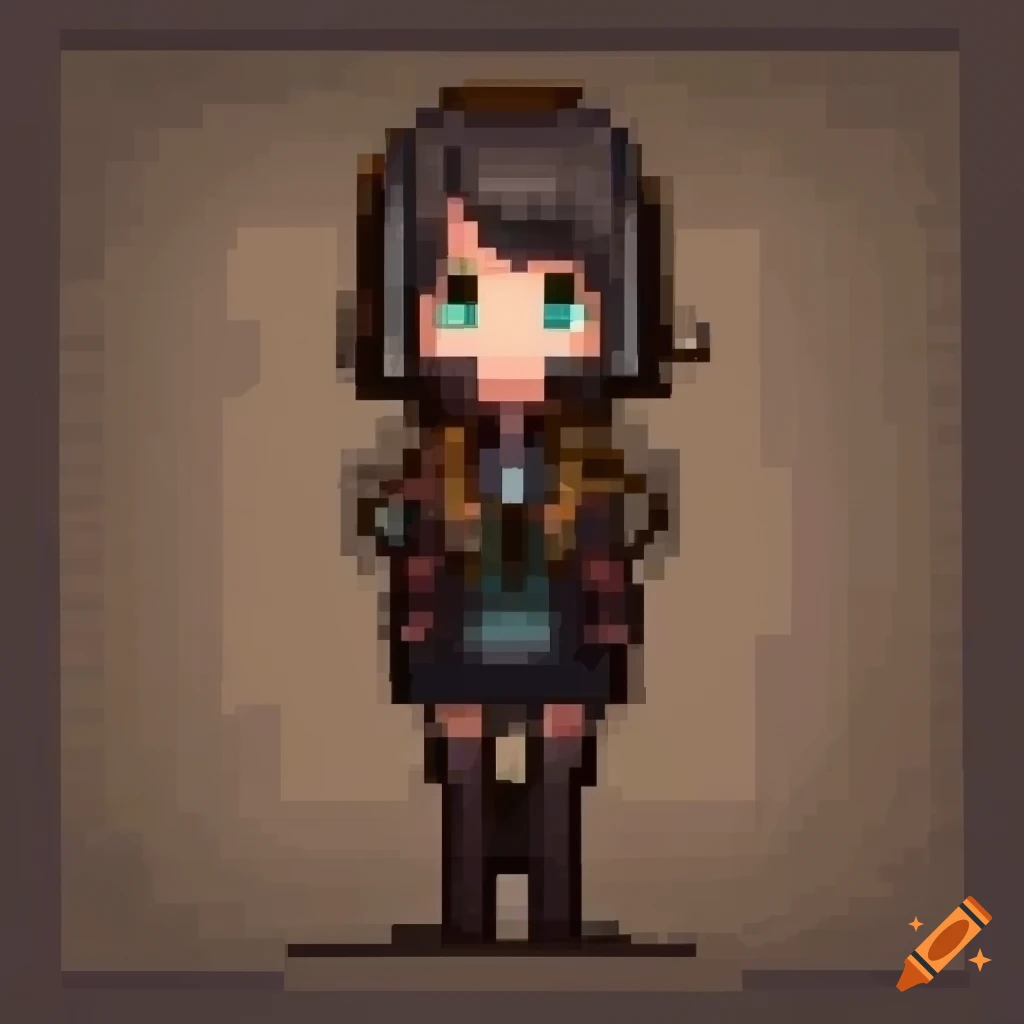 Pixel art character rimworld on Craiyon