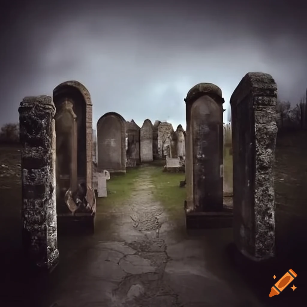 Roman graveyard in britain during the roman era