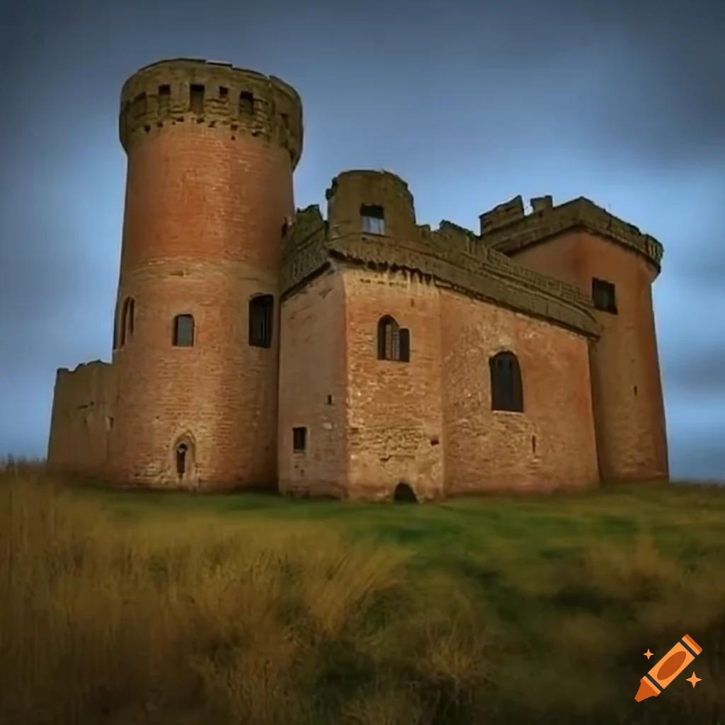 A fortified castle with two towers and a keep in dorne