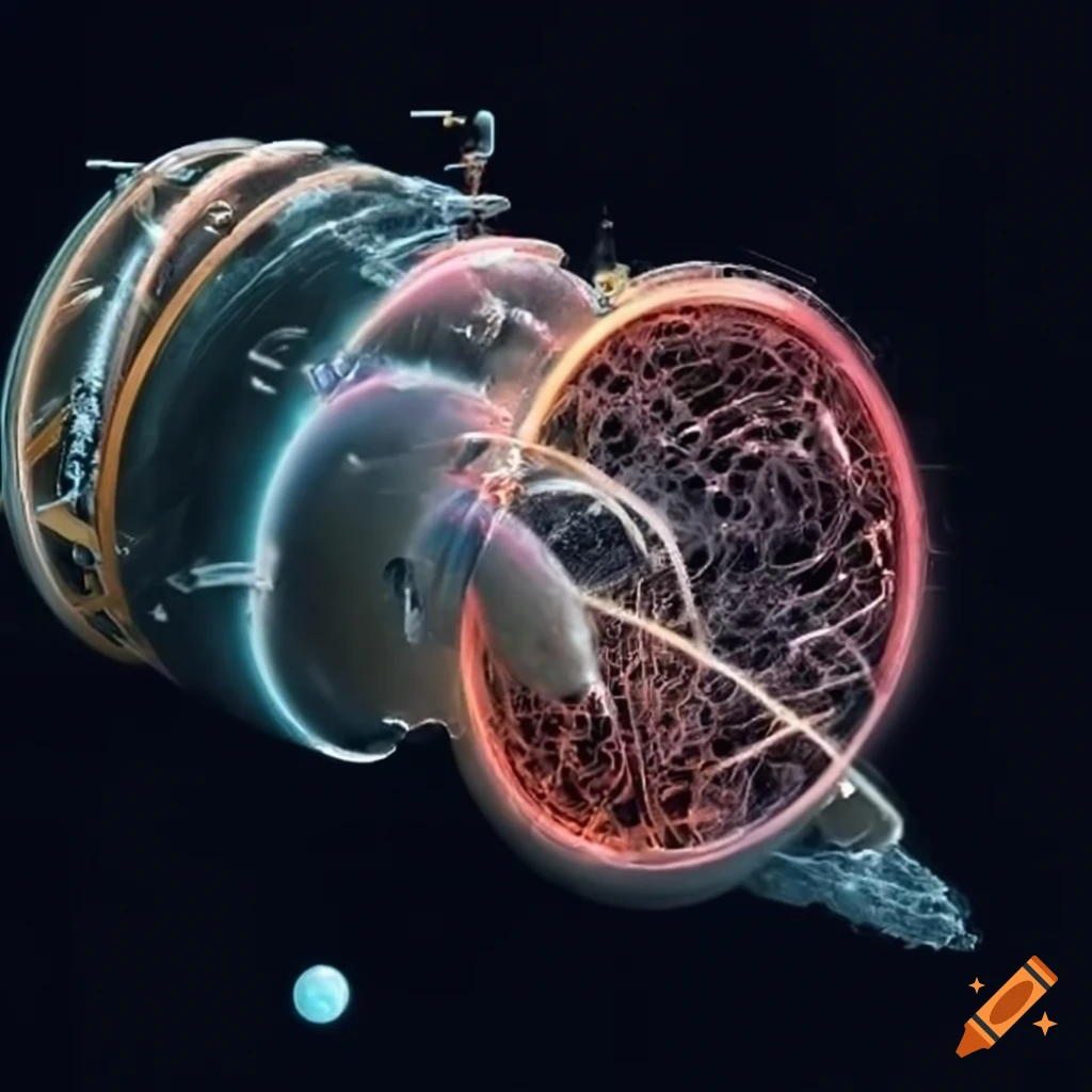 Heat exchanger in space