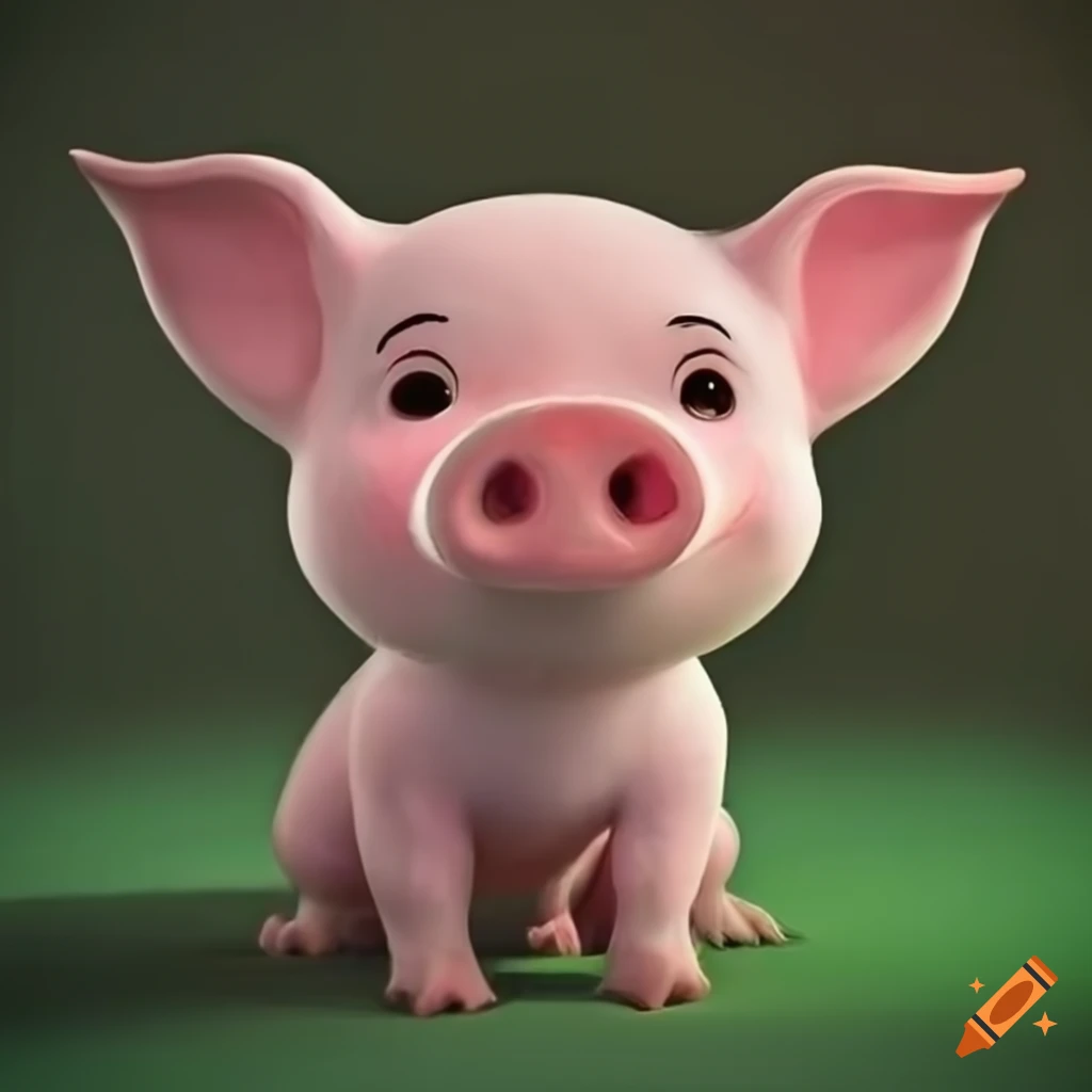 Cute pig