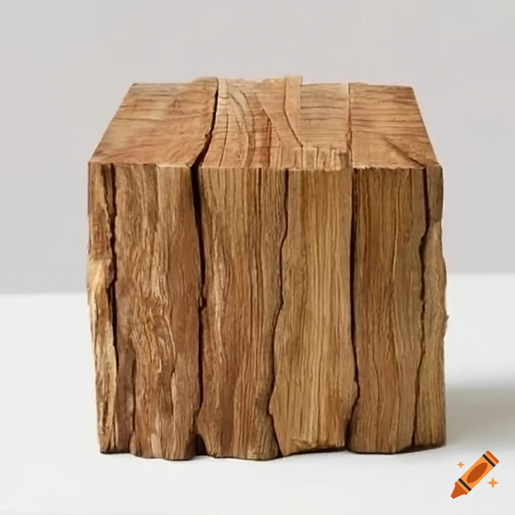 Oak log in the shape of a square on Craiyon