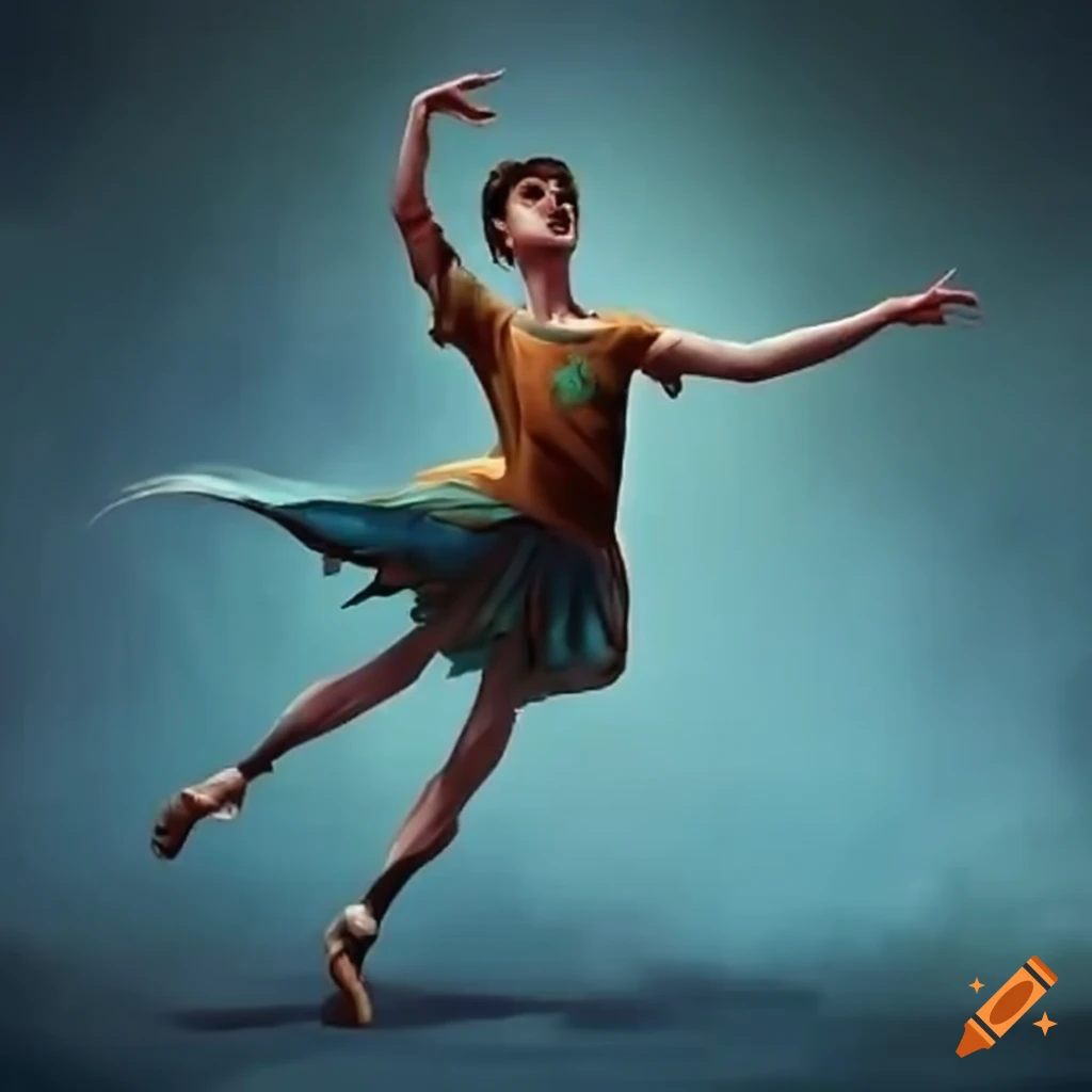 Percy jackson dancing ballet on Craiyon