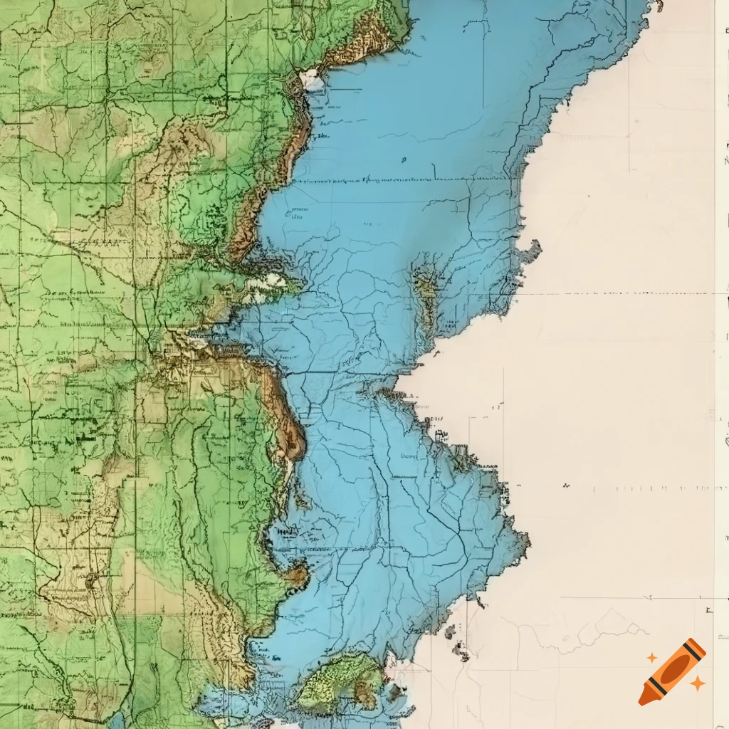 Topographic map of finland