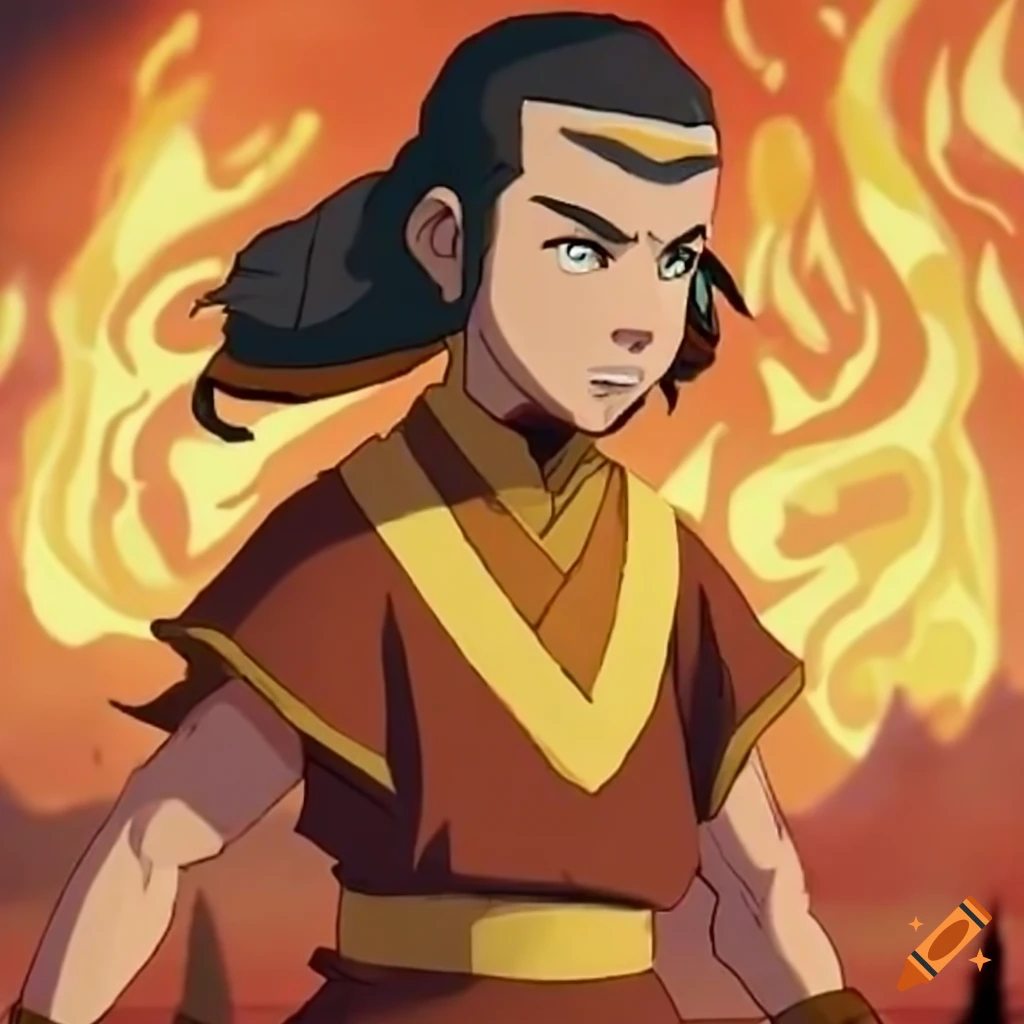 Firebender from of avatar: the last airbender characters, indian boy