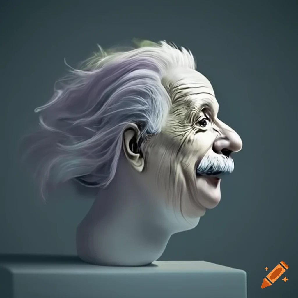 Side view einstein