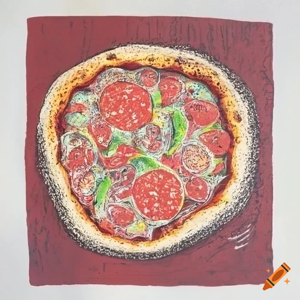Pizza Box Drawing