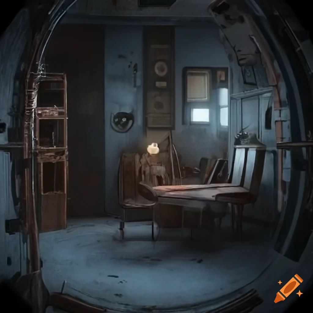 A rust space station. sherlock holmes. jean gabin