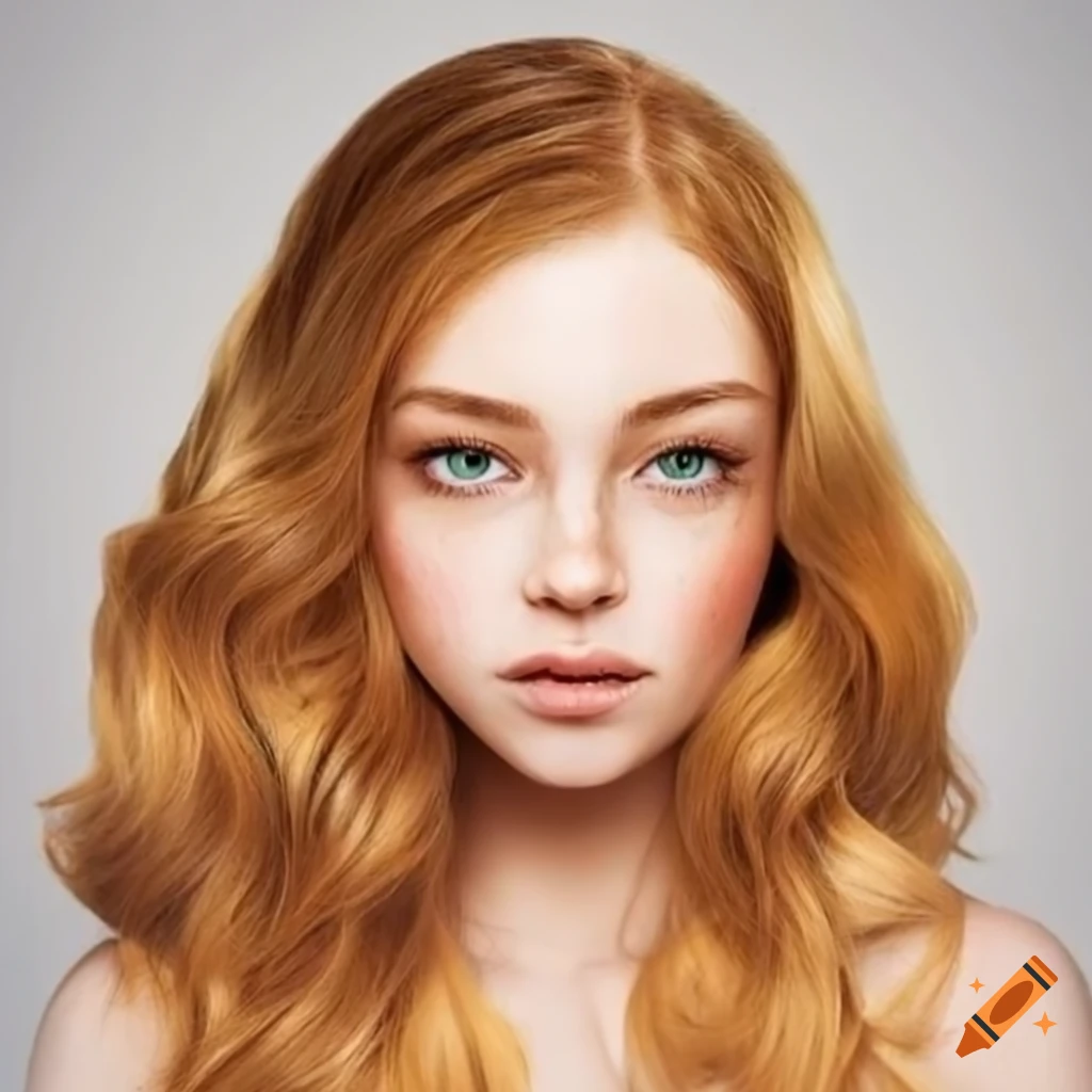 Strawberry Blonde Hair Blue Eyes Fair Skin