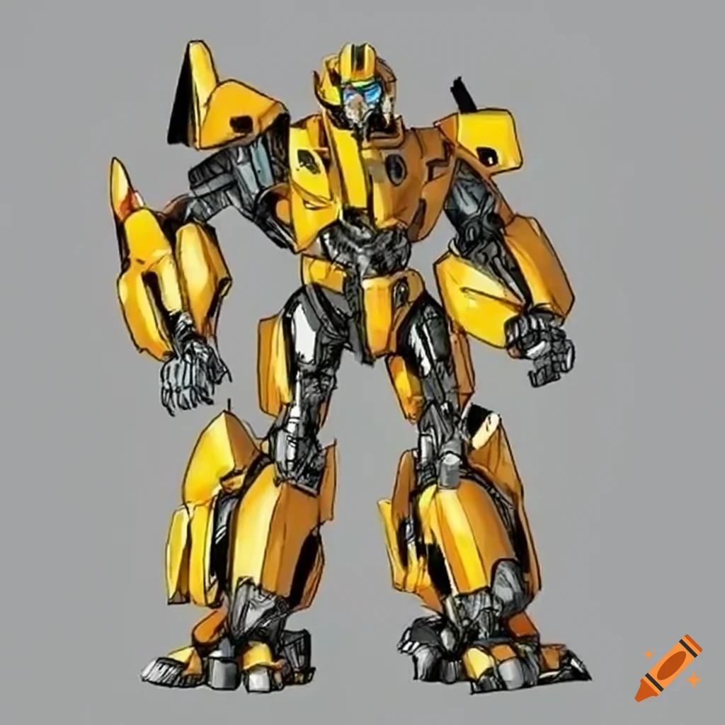 Draw Bumblebee Of transformers On Craiyon