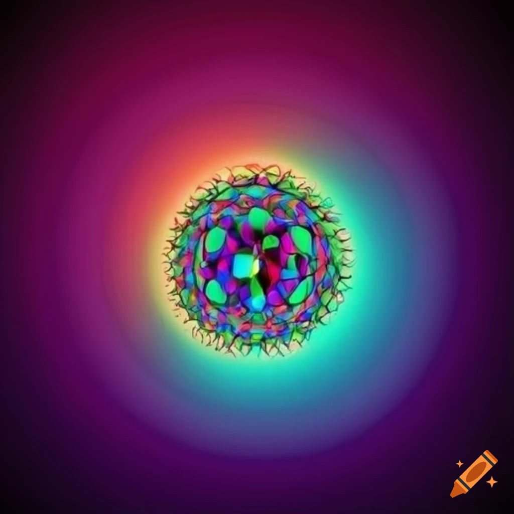 Hypersphere trippy hopf logo for a company card small thumbnail