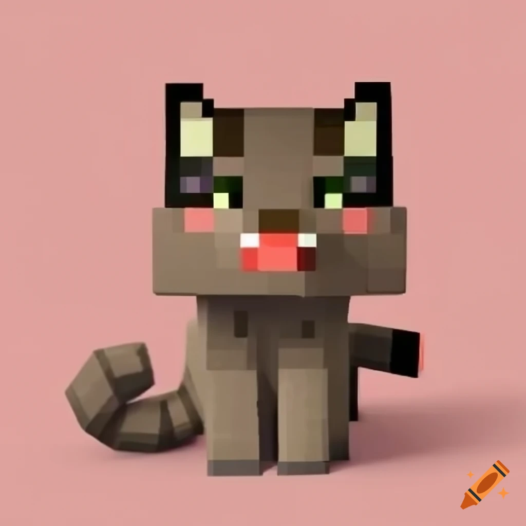 Minecraft Ocelot Head