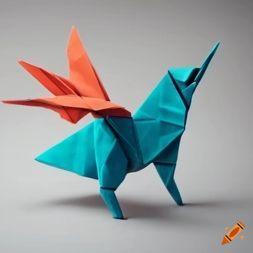 Origami on Craiyon