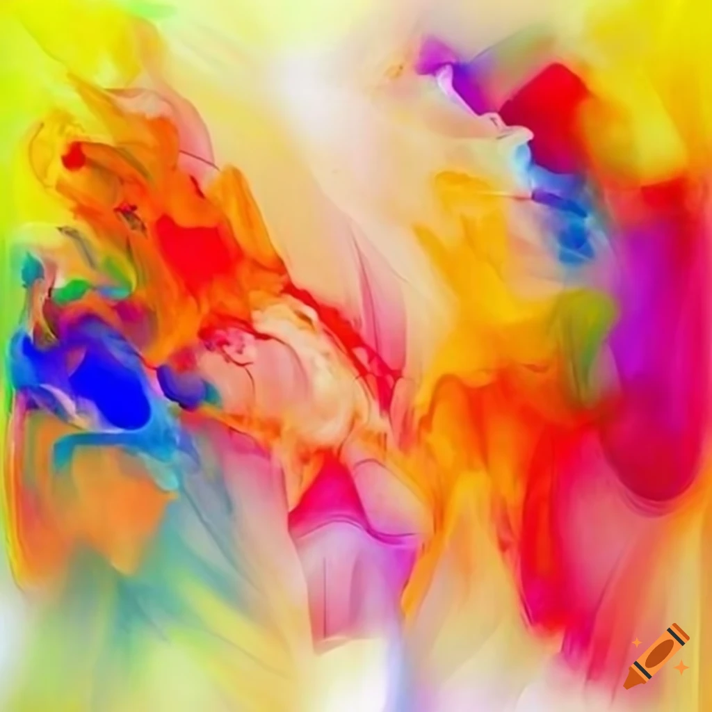 Abstract work of art representing the excited on Craiyon