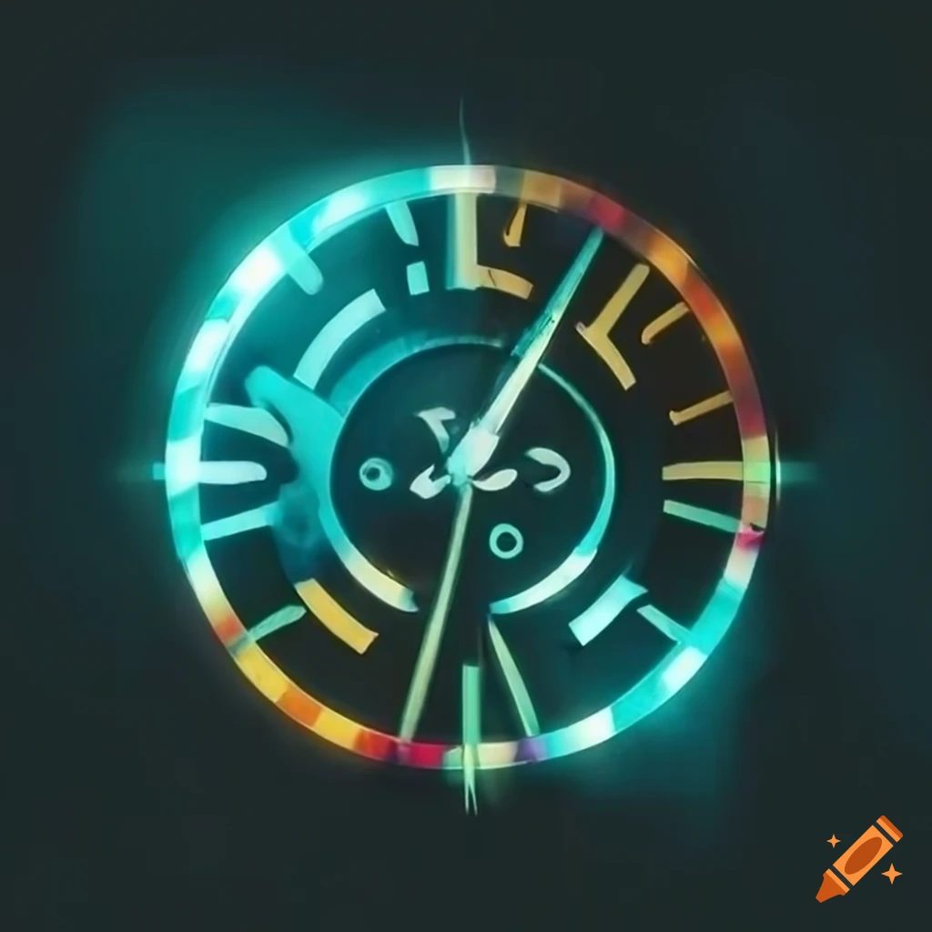 Tempus fugit logo on Craiyon