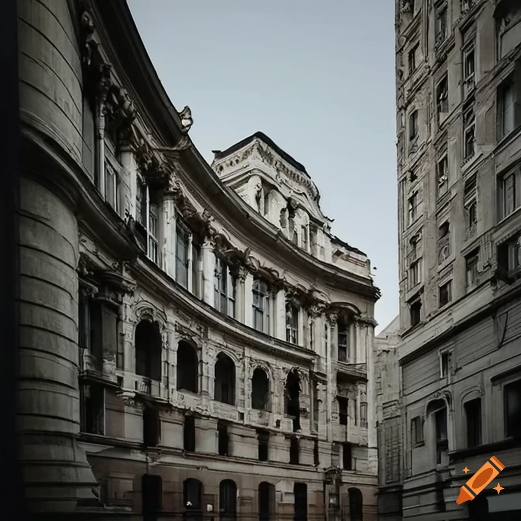 Buildings in the neo classical style of architecture