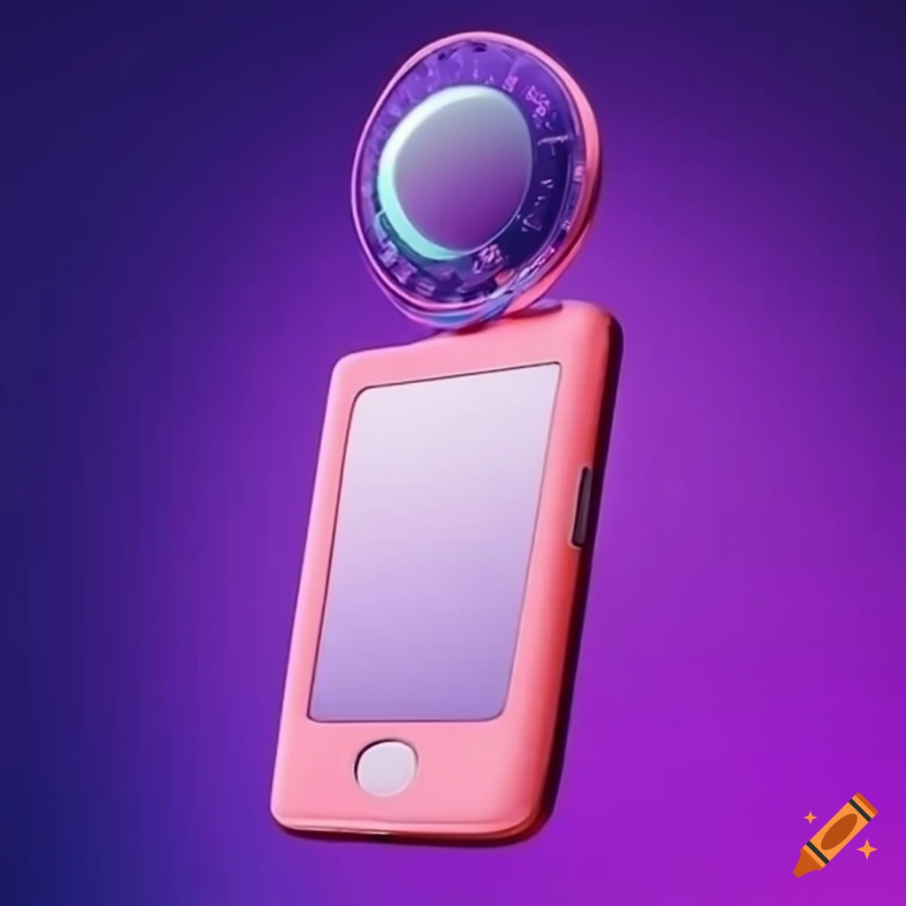 Digital pocket mirror that tell what skin product u should use on Craiyon