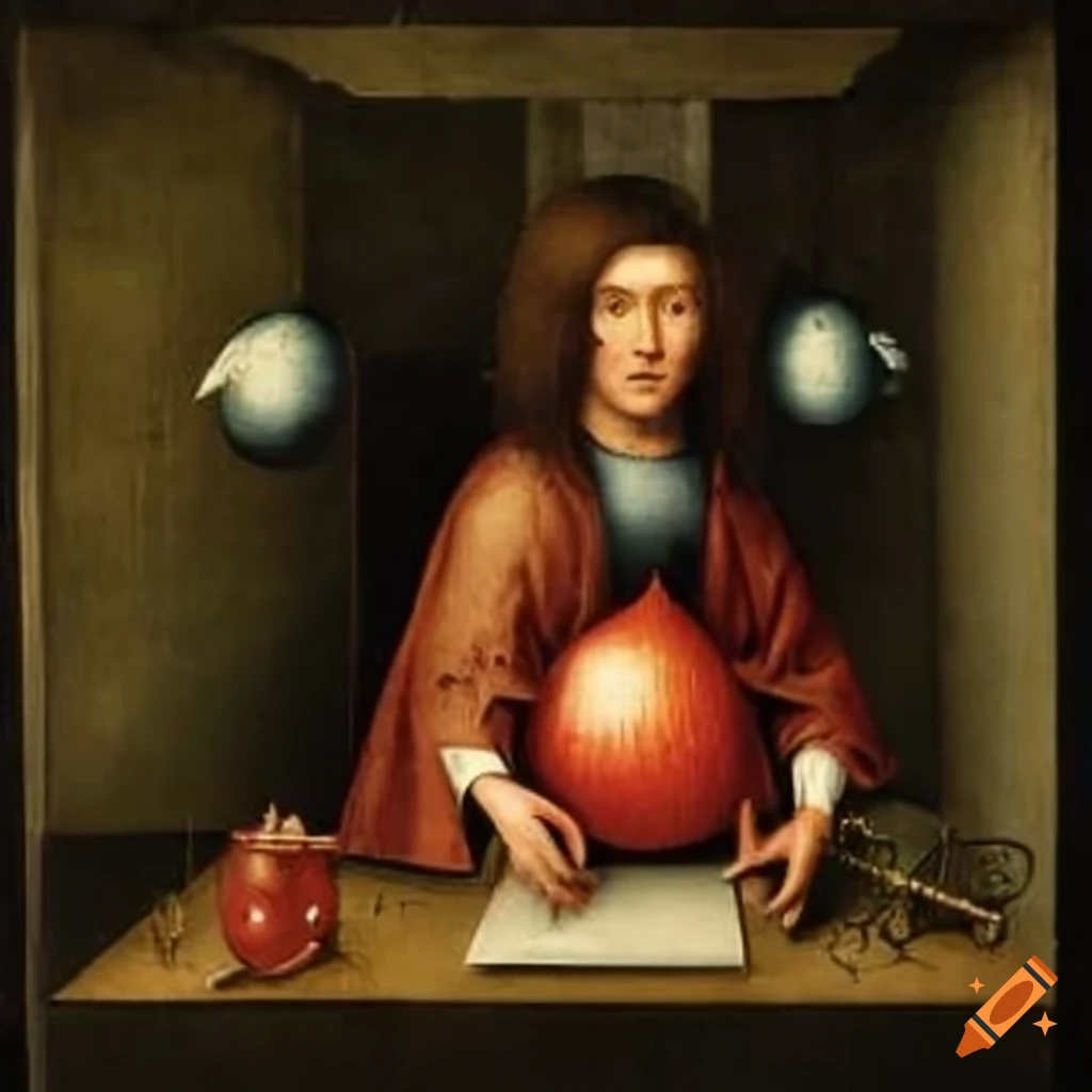 A painting by hieronymus bosch depicting the inside of a computer