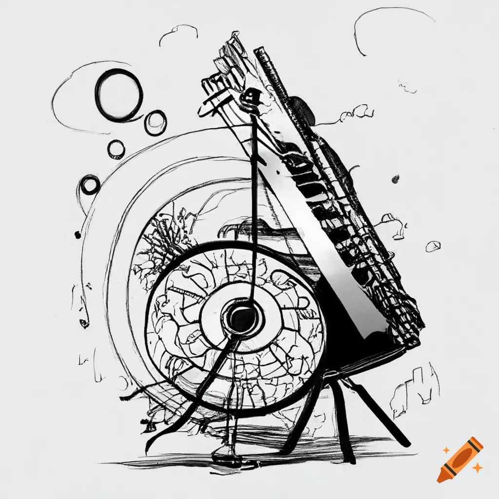 100 music studio coloring pages on Craiyon