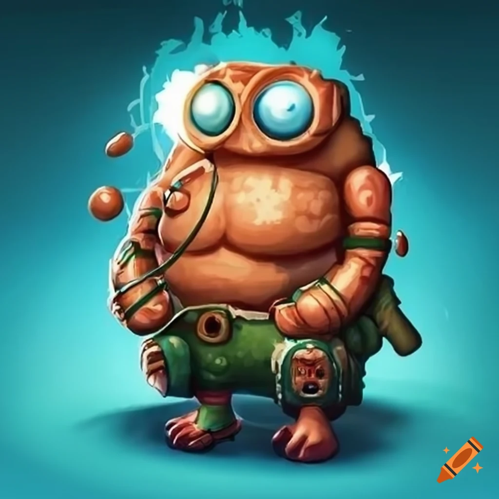 Nitrogen character for board game on Craiyon