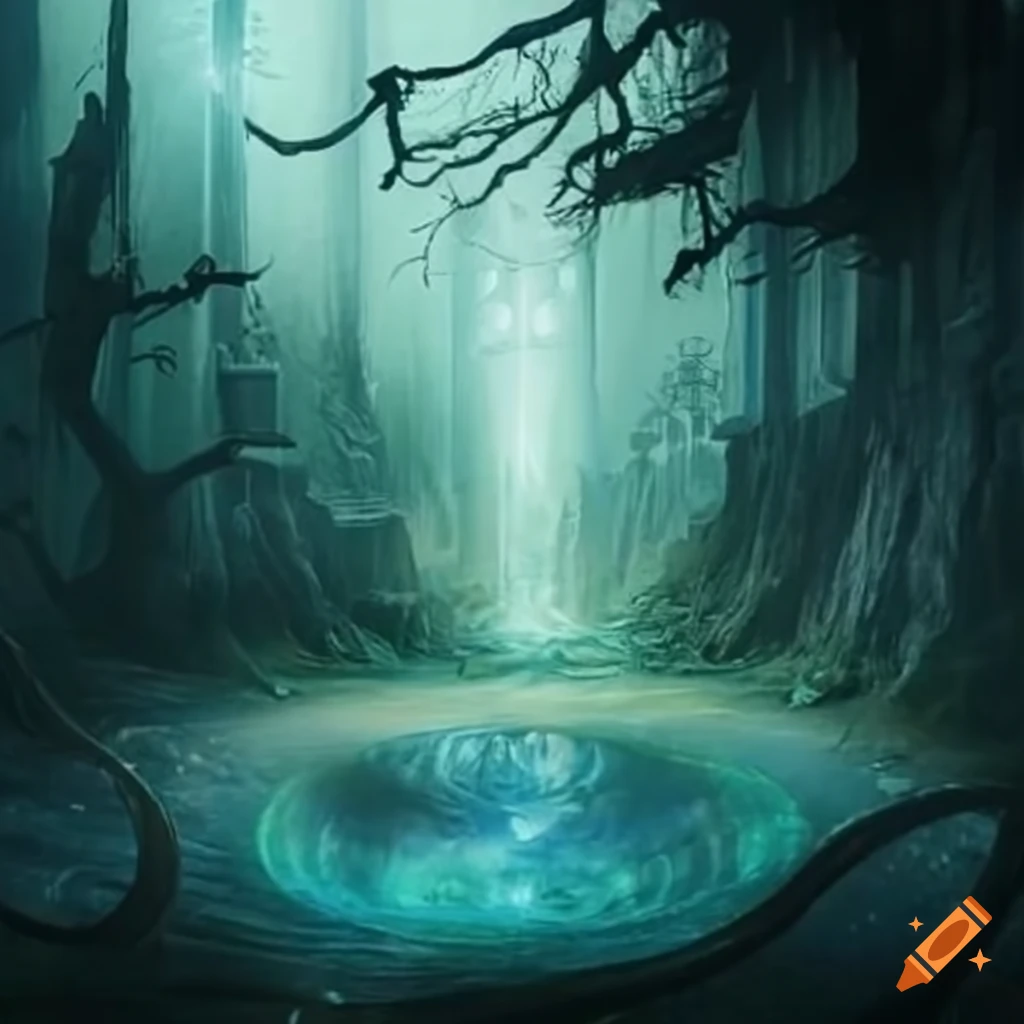 Mysterious journey and pursuit of enchanted secrets on Craiyon