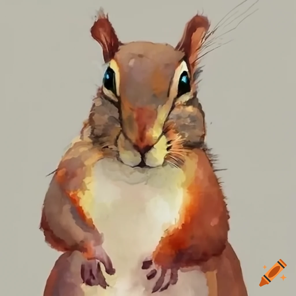 Talking squirrel on Craiyon