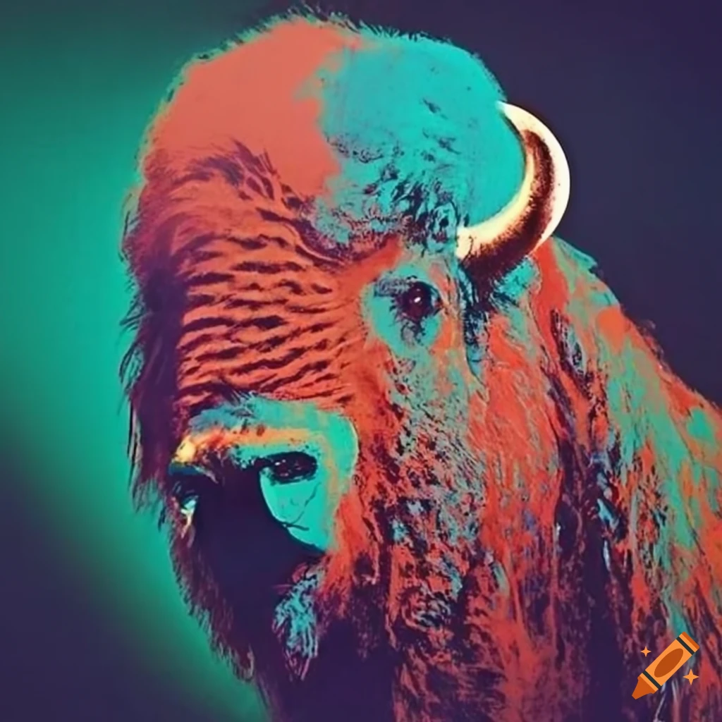 Andy warhol bright colors art american buffalo