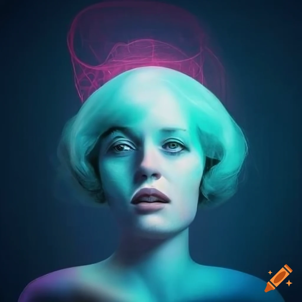 Poster for a conference in the future called "the wig of life" on Craiyon