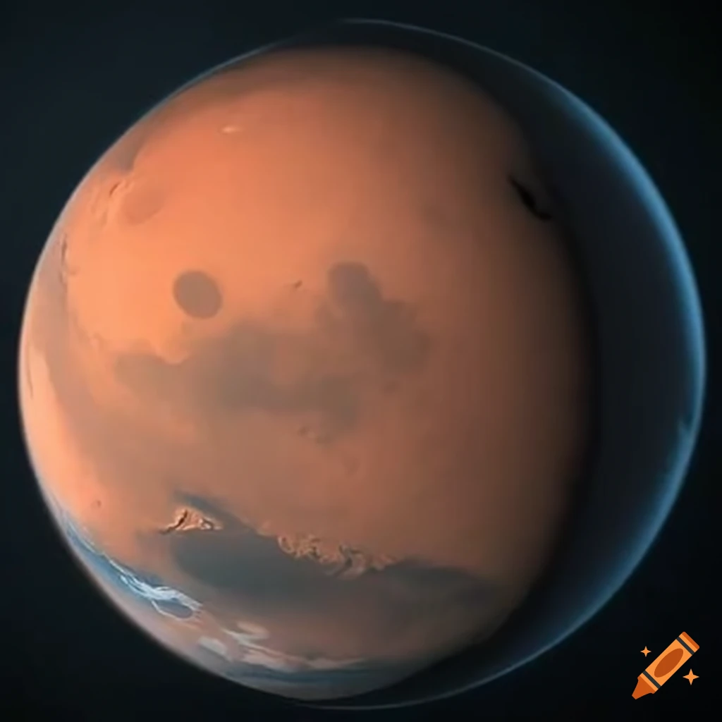 Planet mars on Craiyon