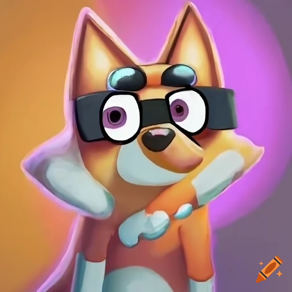 Splatoon in bluey art style