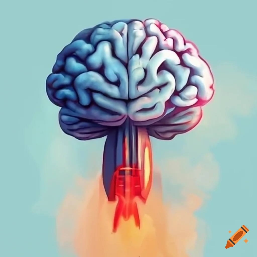 Brain rocket on Craiyon