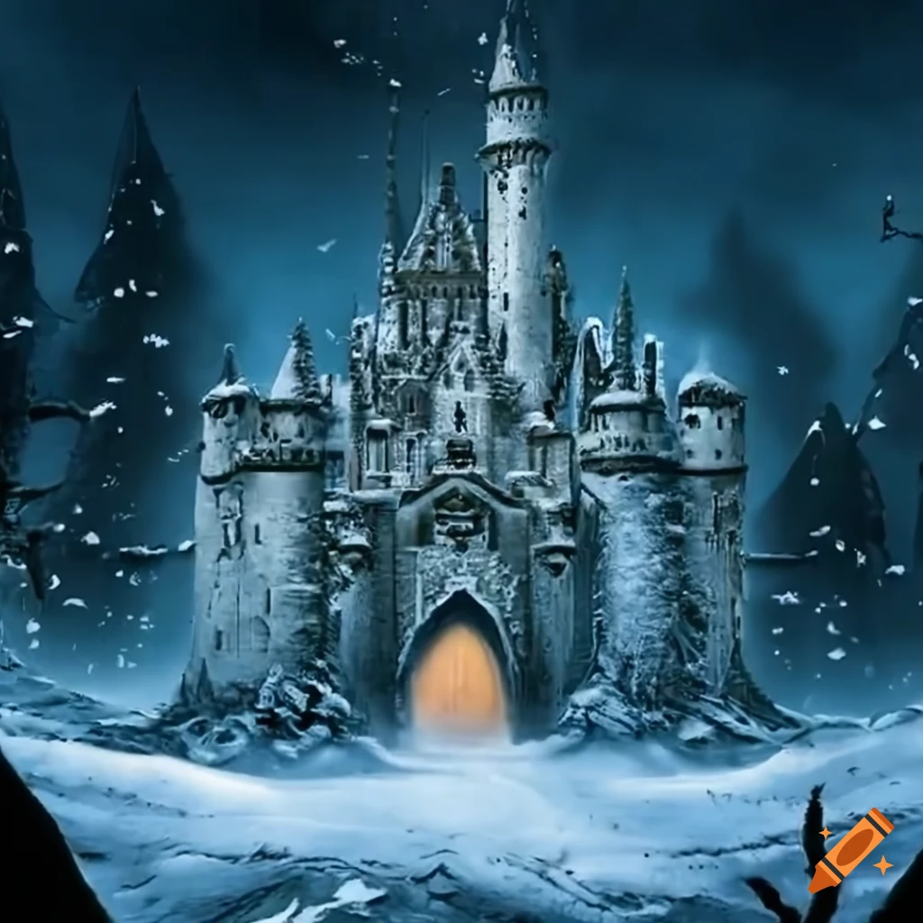 Lords of midnight, snowy castle, high definition
