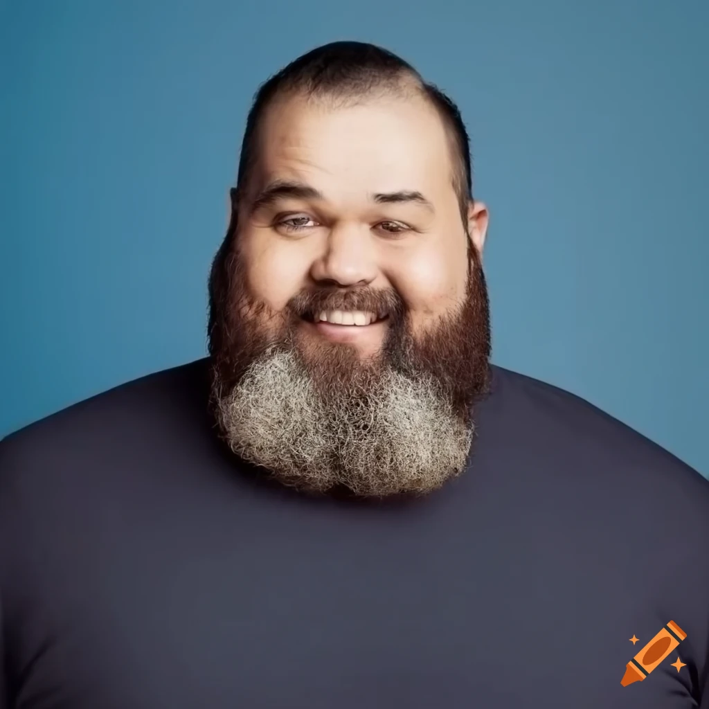 Slick Back Hair Men Beard