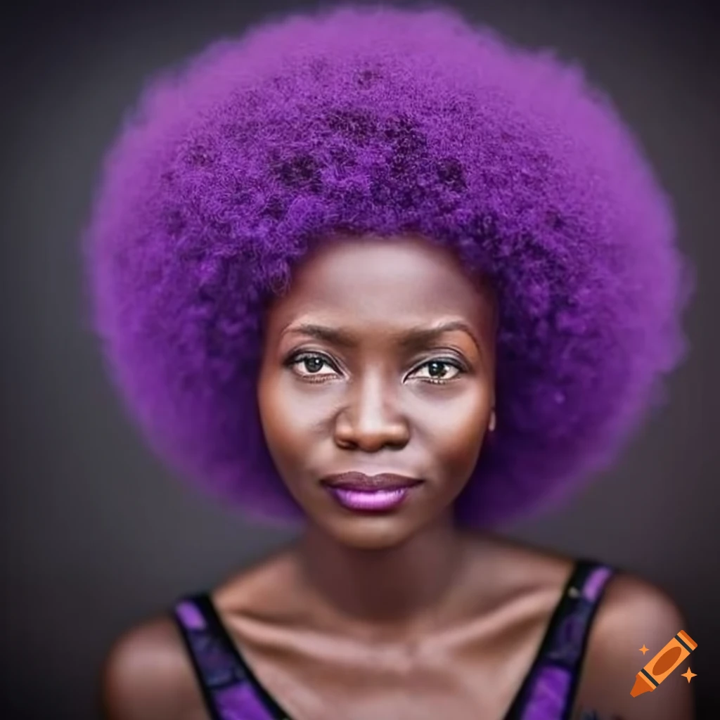 African Americans With Purple Hair