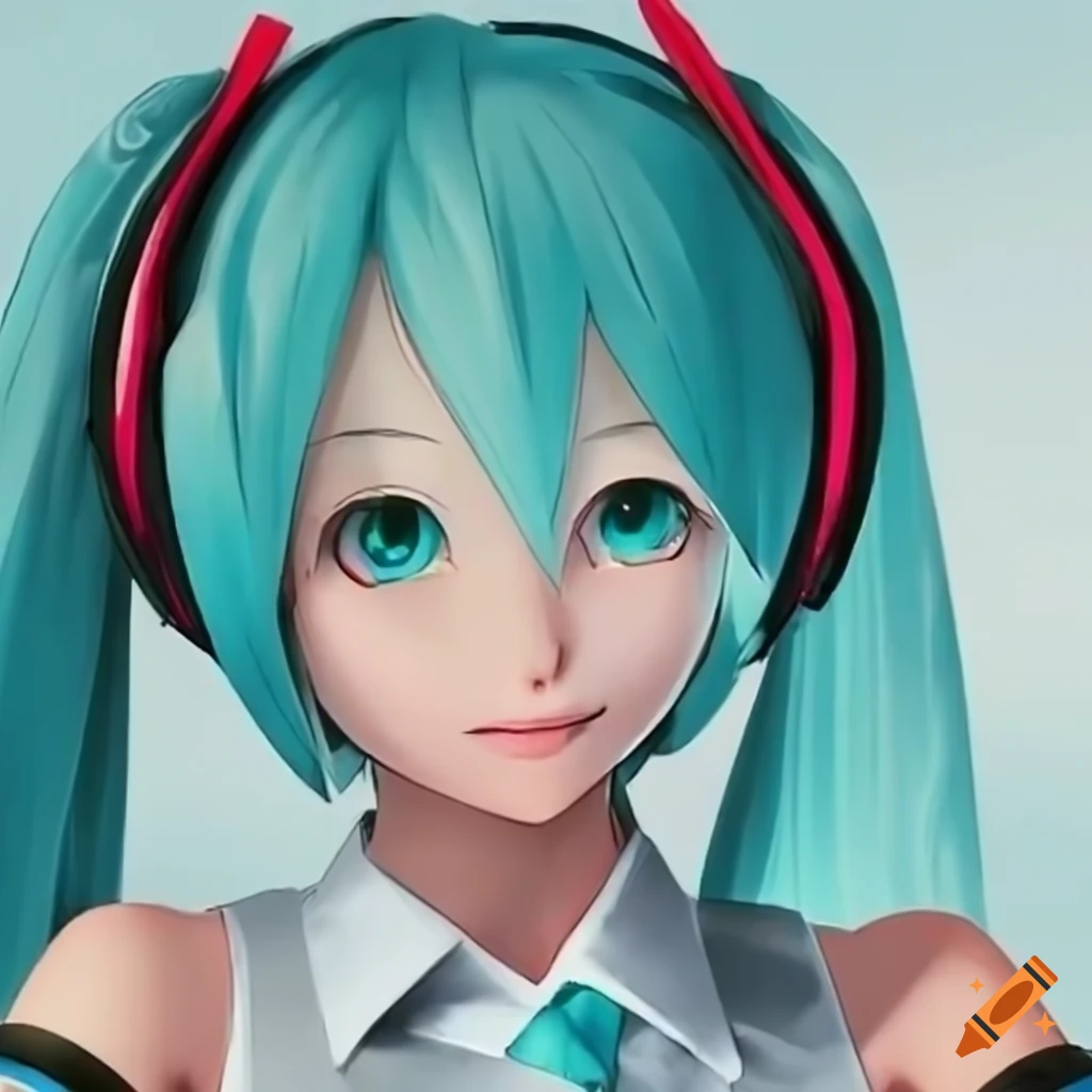 Hatsune miku on Craiyon