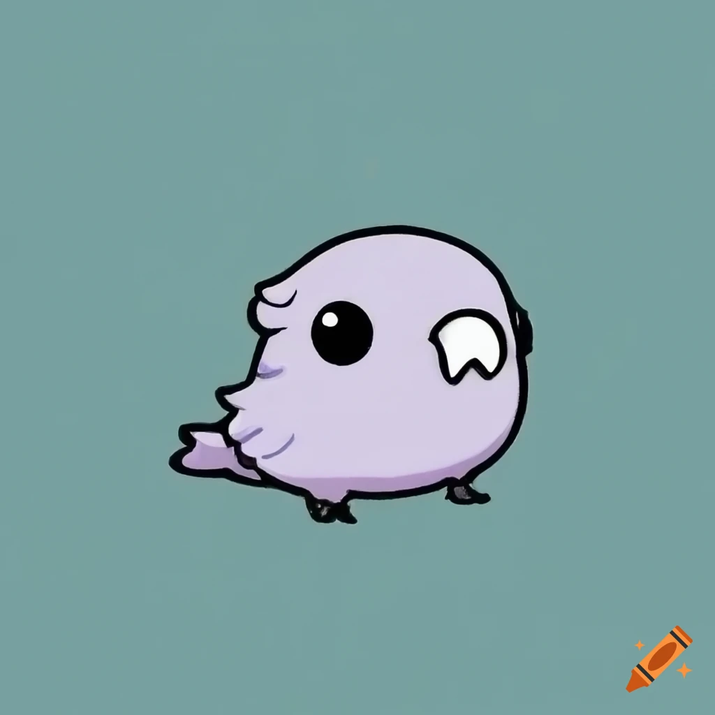 Simple chibi blue parrotlet
