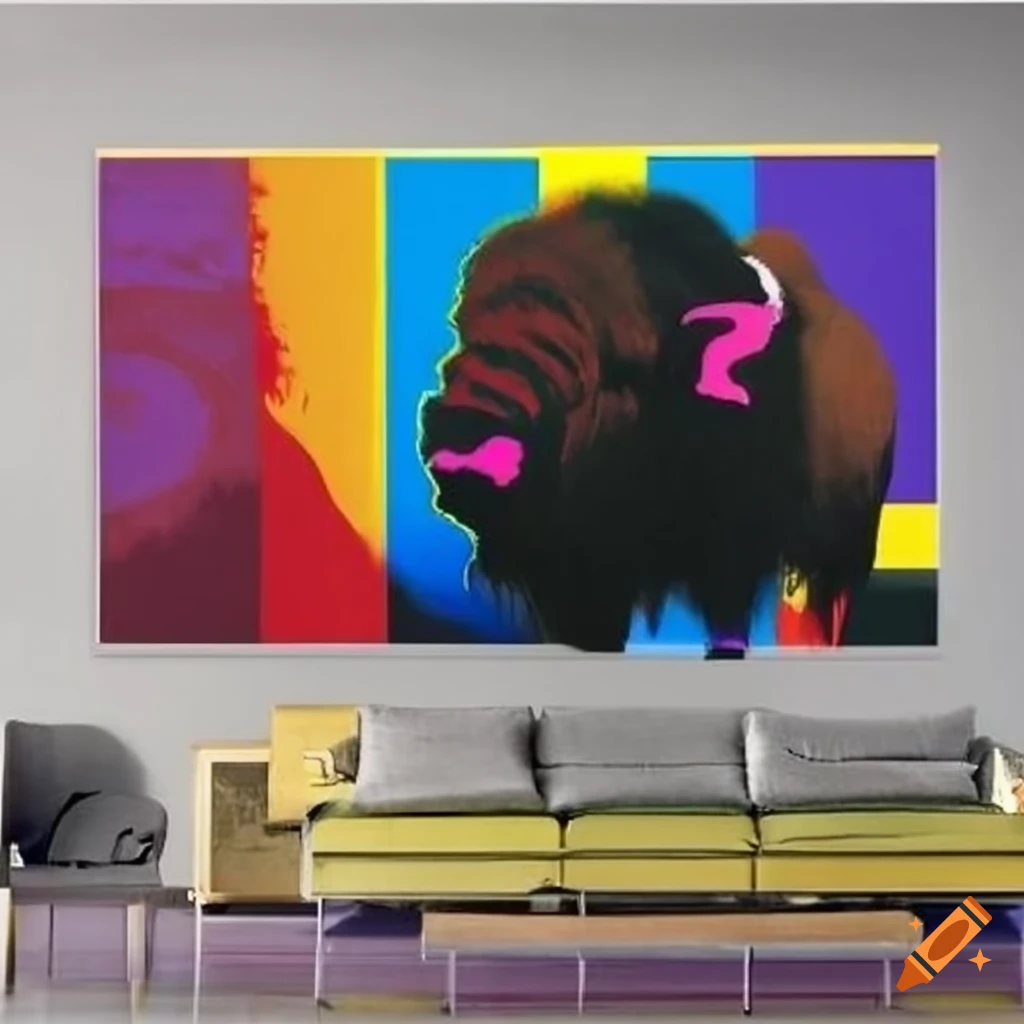 Andy warhol bright colors art american buffalo