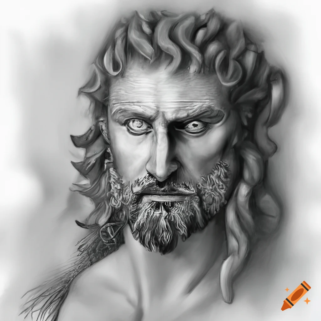 Greek, Cronus ‘Leader of the Titans’: modern realistic style on Craiyon