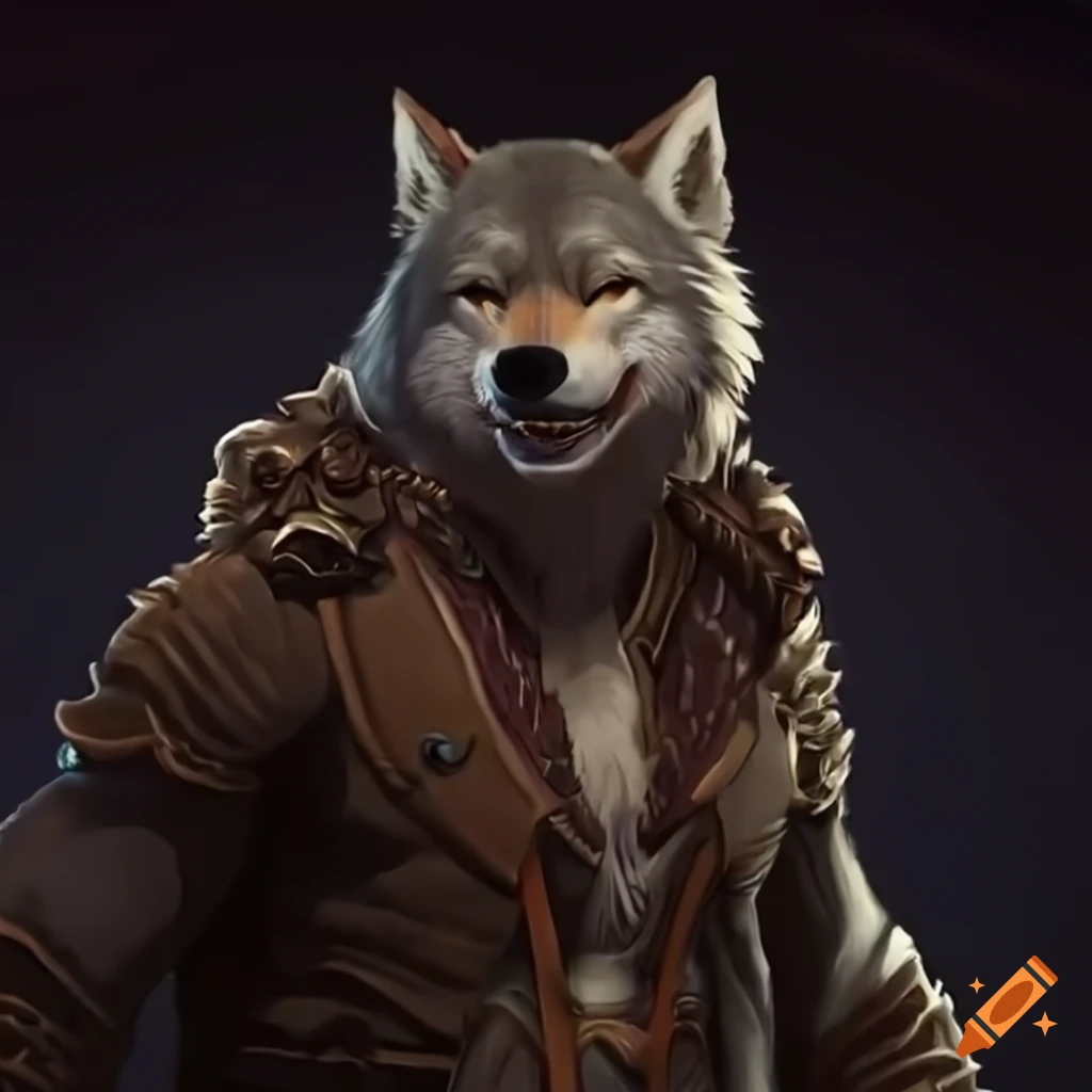Wolf character 4k on Craiyon