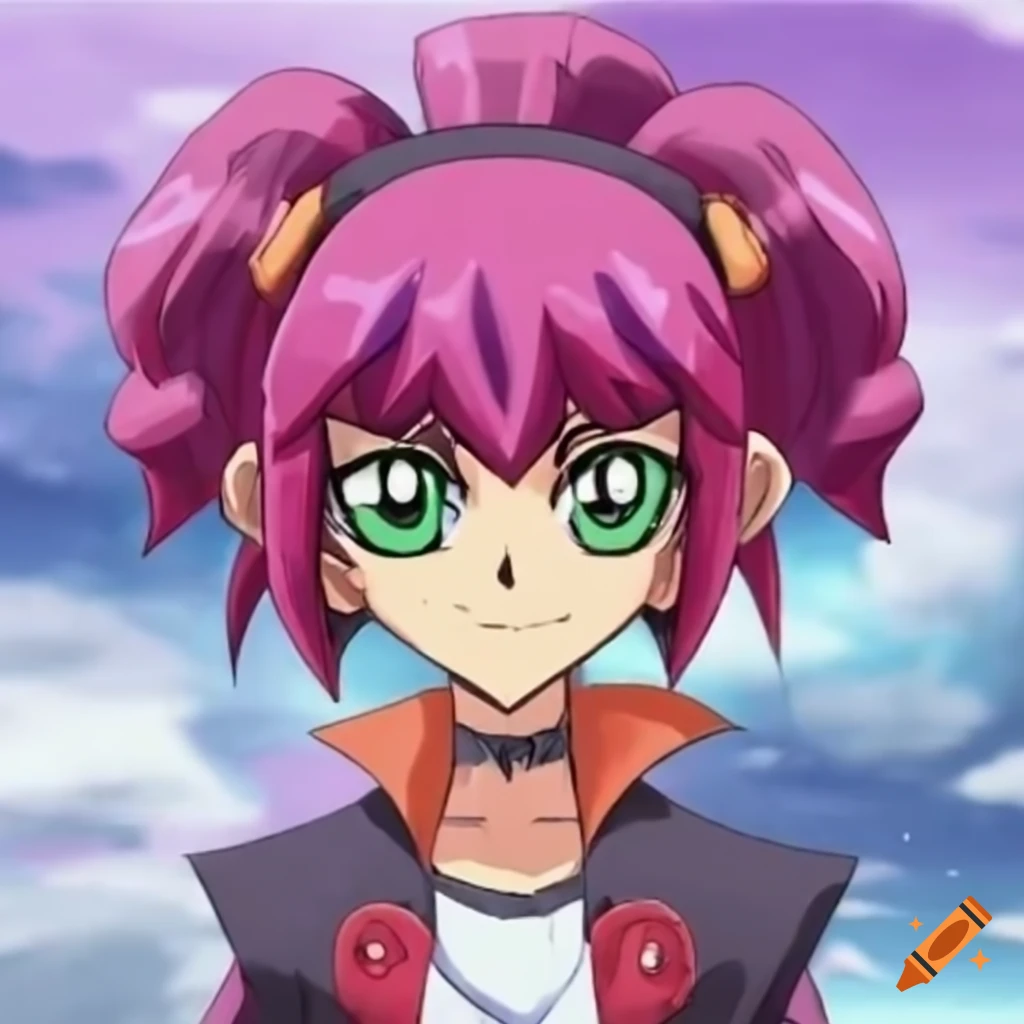 Zuzu boyle from yu-gi-oh arcv on Craiyon