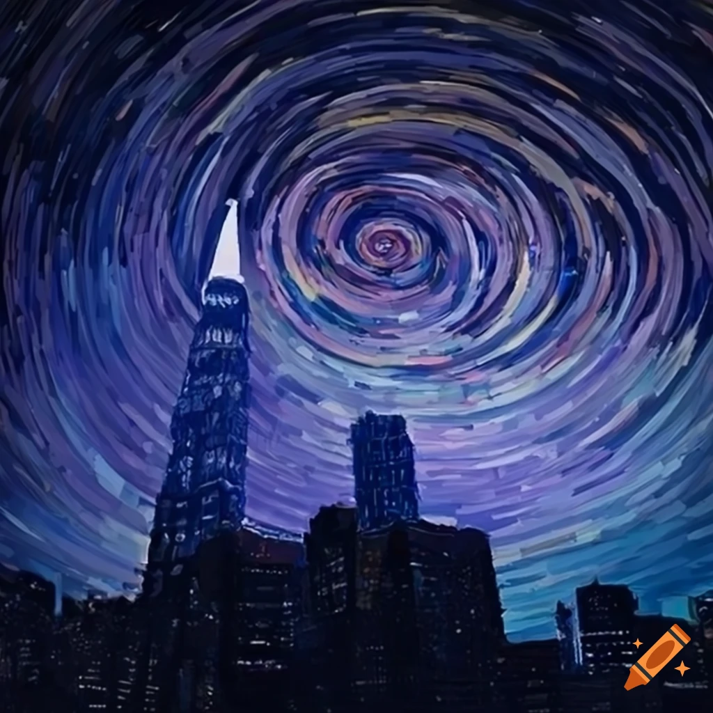 Starry night in tokyo