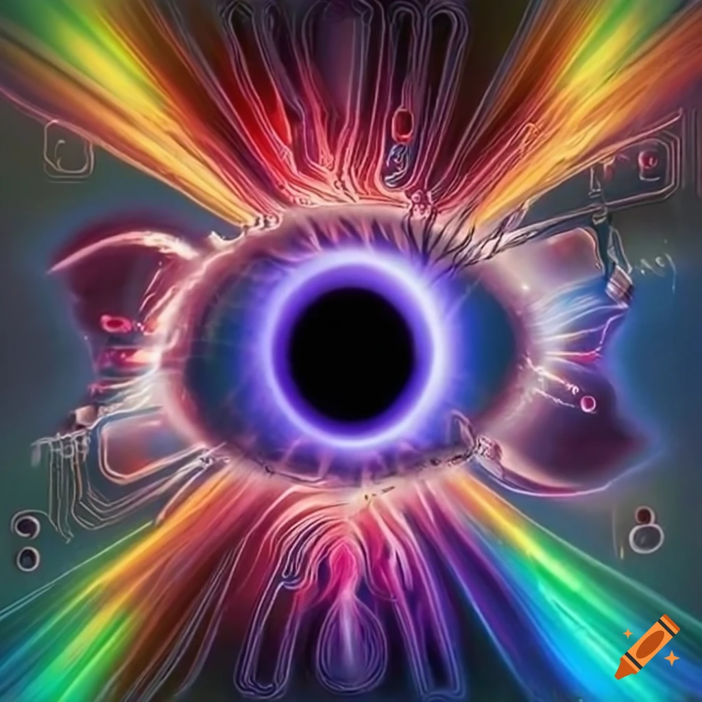 Rainbow eye electrical circuit