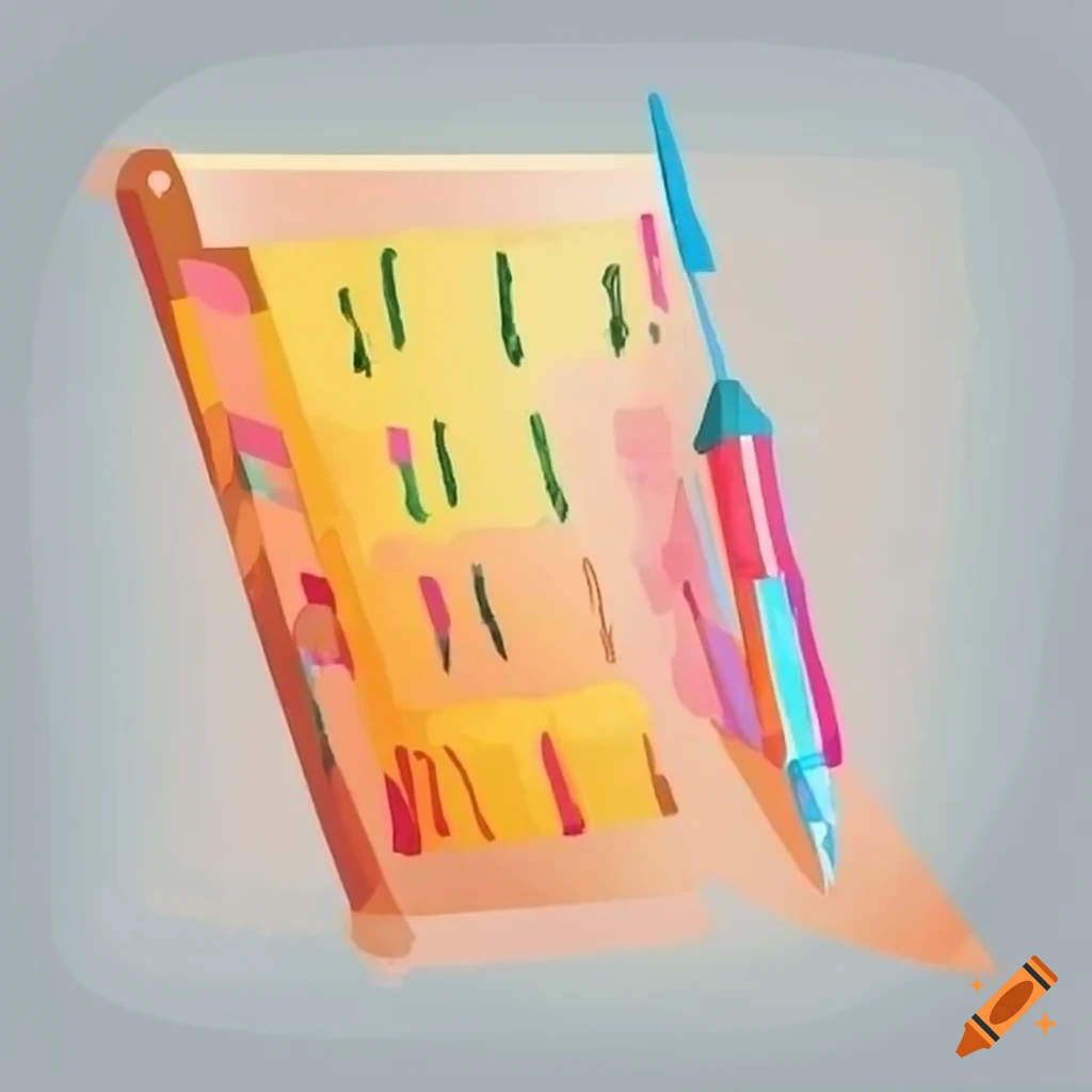 Draw the test paper as if it were a game item